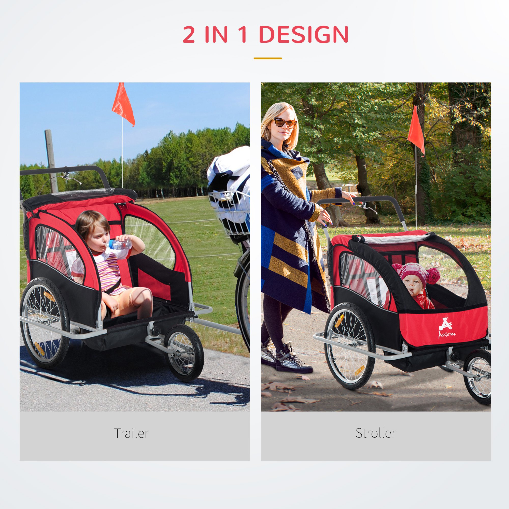 Bike Trailers Will Add More Miles to Your Summer - Aosom